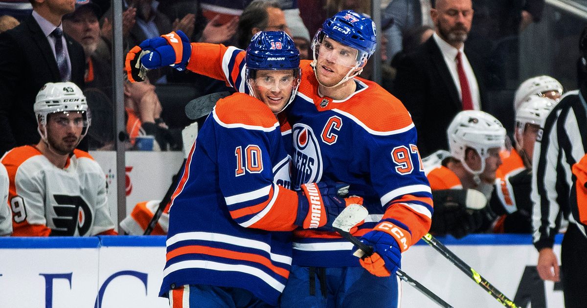 Oilers star Connor McDavid scores twice, reaches 800 points | The ...