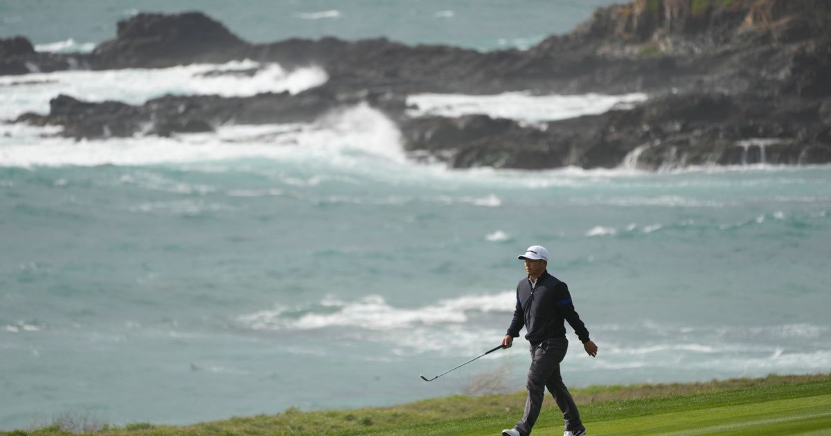 Kitayama leads Pebble Beach as the worst of the wind looms | The ...