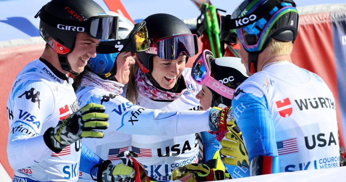 US skiers cast injury aside to win team event gold at worlds | The ...