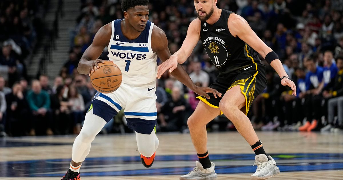 Russell, Edwards help Timberwolves beat Warriors in OT | The Seattle Times
