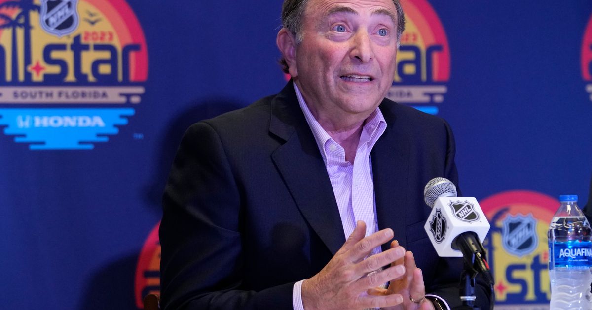 Gary Bettman defends NHL handling of Pride night situations | The ...