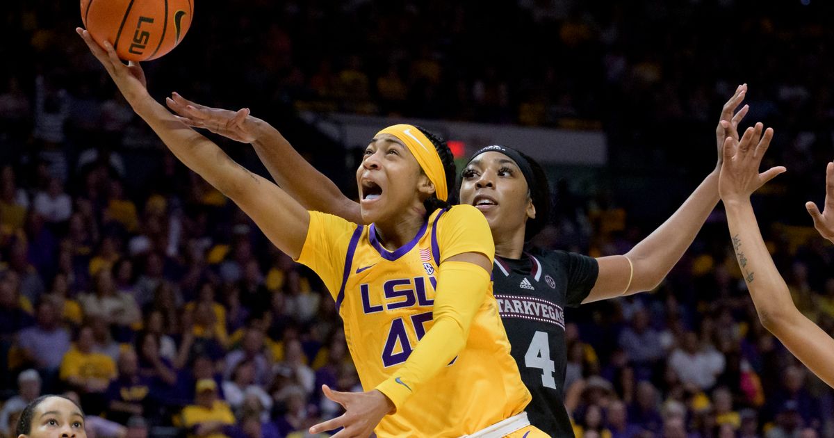 Reese ties LSU double-double mark, No. 5 Tigers top MSU | The Seattle Times