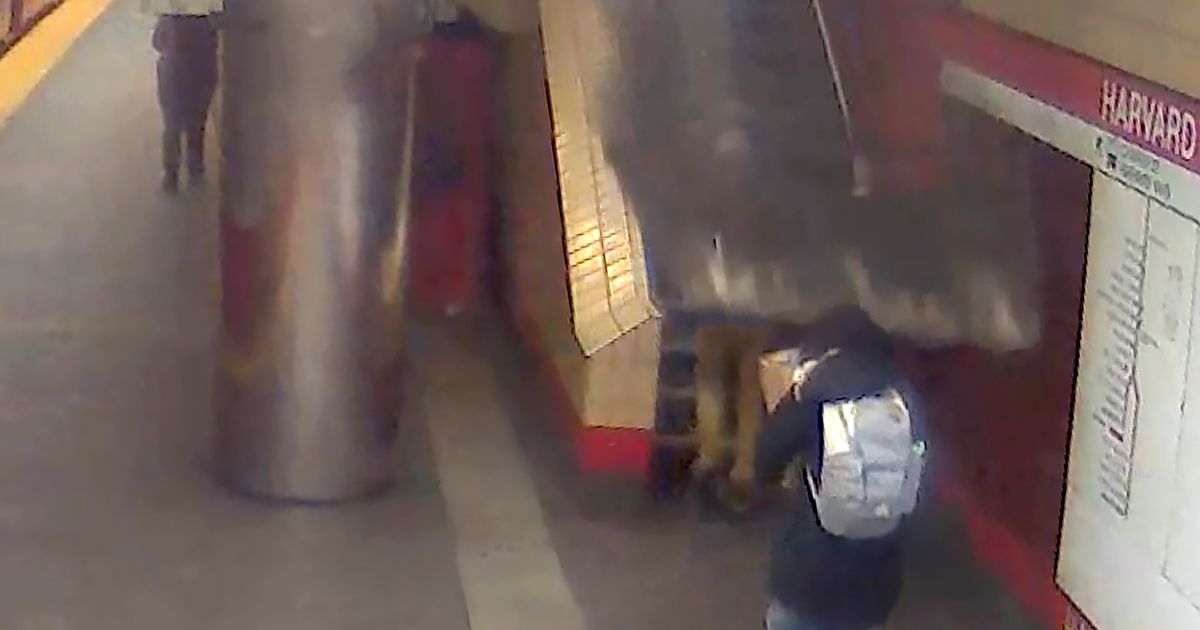 Falling ceiling panel narrowly misses rider at subway stop | The ...