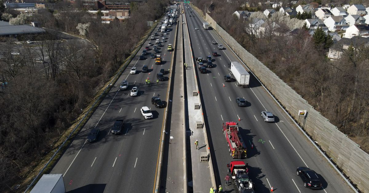 Police: 6 dead after work-zone crash on Baltimore Beltway | The Seattle ...