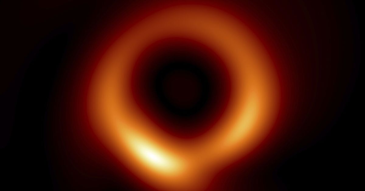 First image of a black hole gets a makeover with AI | The Seattle Times