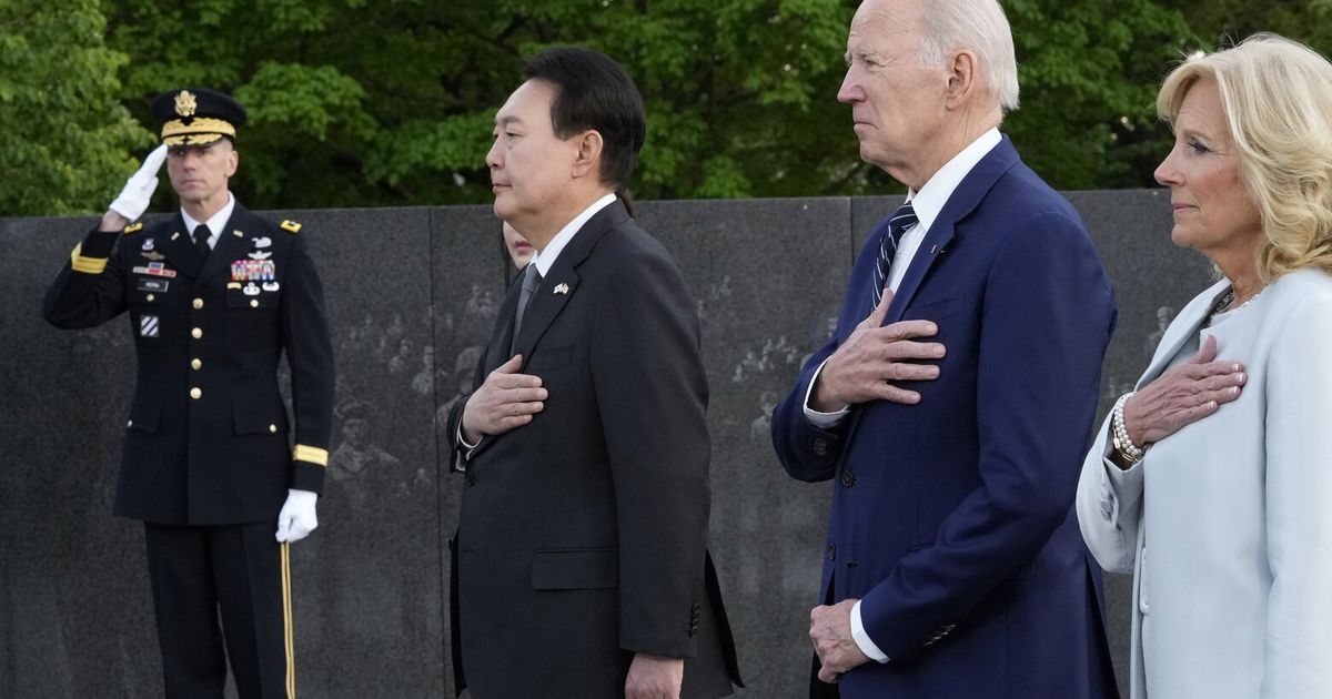 Biden, Yoon warn N. Korea on nukes, unveil deterrence plan | The Seattle Times