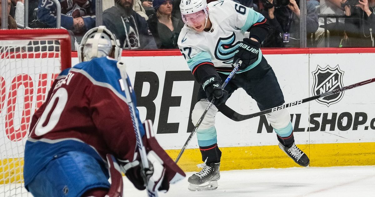 New dad, new guy find the net in second period of Kraken’s Game 5 ...