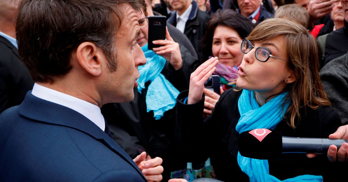 France’s Macron heckled by crowd angry over pensions | The Seattle Times