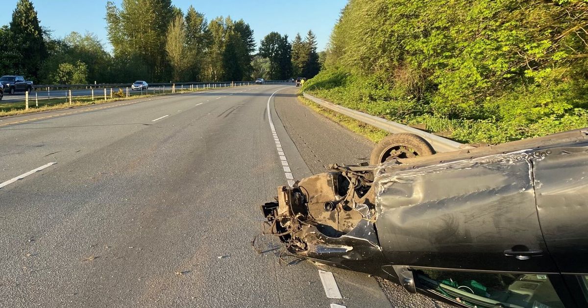 Highway 522 reopens in Woodinville after rollover collision | The ...