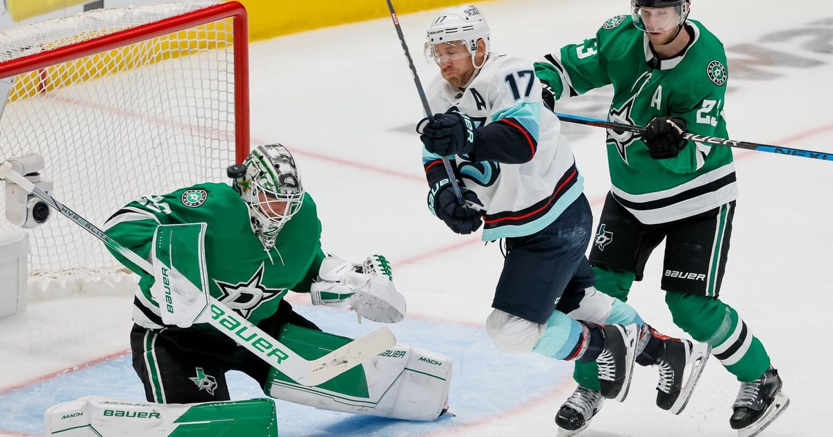 Kraken fall in Game 5 to Stars in Dallas, setting up elimination game ...