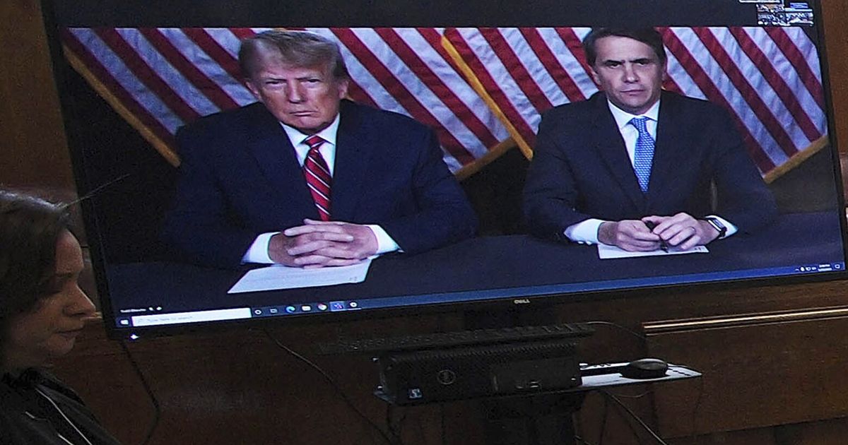 Trump makes video appearance; N.Y. criminal trial date set for primary ...