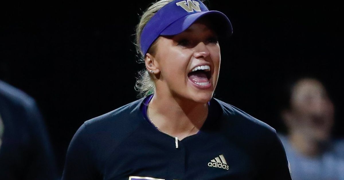 UW softball pitcher Brooke Nelson made huge rally stand up, now Huskies ...