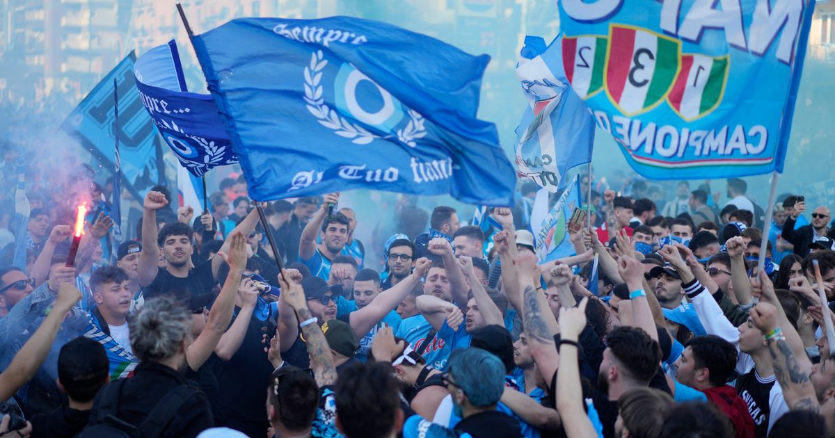 Napoli fans waiting for soccer title at 2 different stadiums | The ...