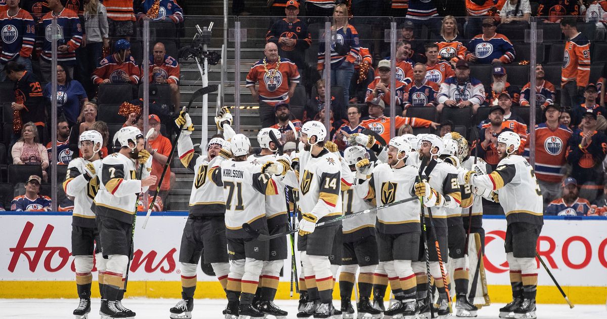 Jonathan Marchessault scores 3 to lead Golden Knights past Oilers 5-2 ...