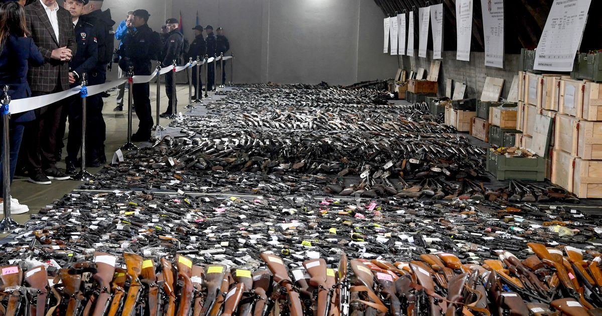 Serbia: Guns, grenades and rocket launchers among 13,500 weapons ...