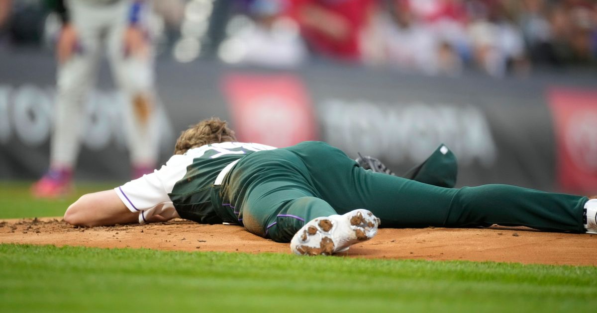 Rockies’ Feltner released from hospital after skull fracture ...