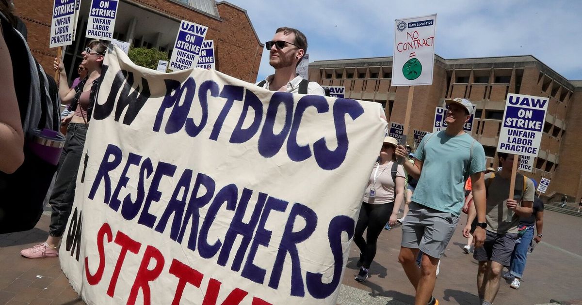 Why 2,400 University of Washington researchers are now on strike | The ...
