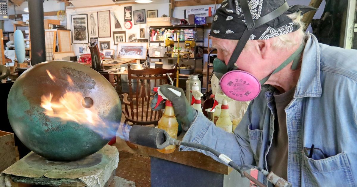 Sculpting shapes and faces for a summer show in Bow-Edison | The ...