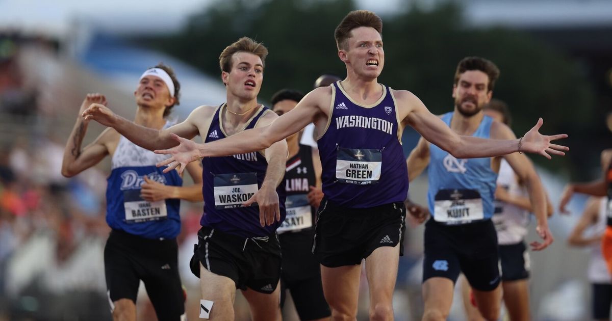 Washington’s Nathan Green wins NCAA 1,500 title as Huskies go 1-2 in ...