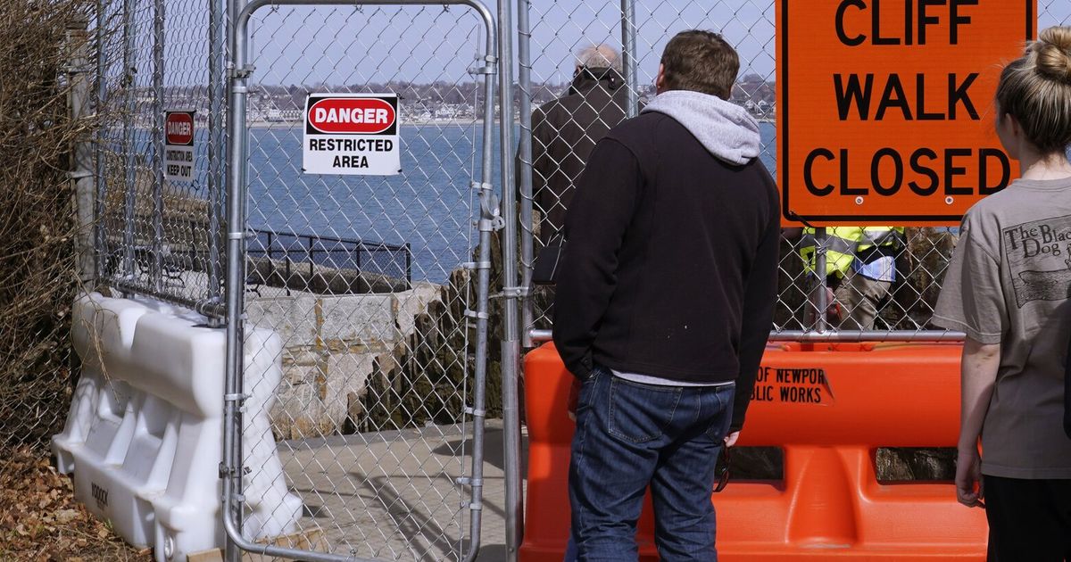 Rhode Island seeks federal funds to fix iconic Newport Cliff Walk | The ...