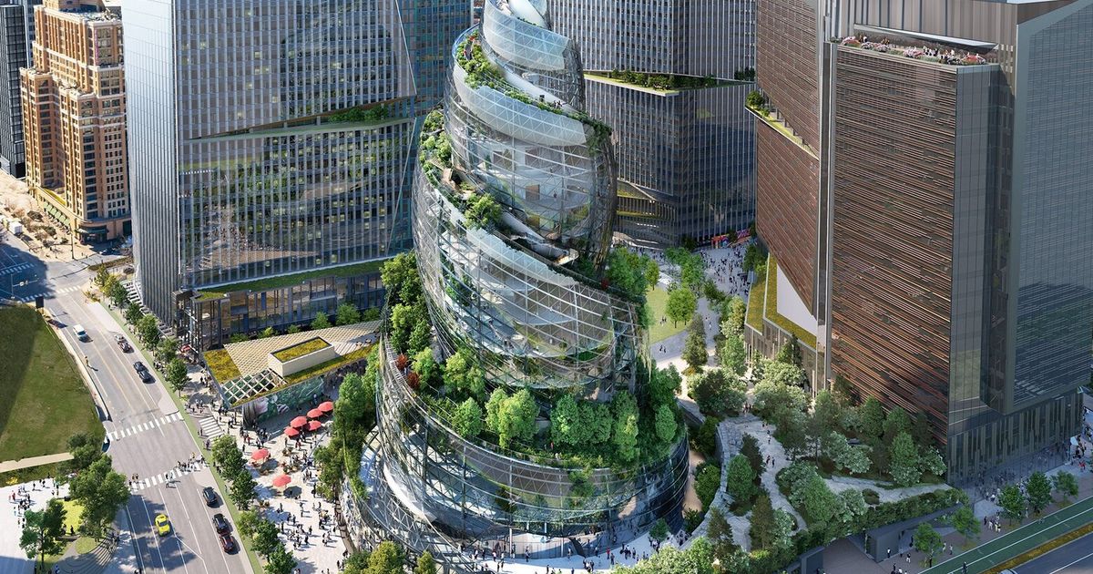 ‘I wonder if this should be renamed HQ1’: Amazon debuts DC-area HQ2 ...
