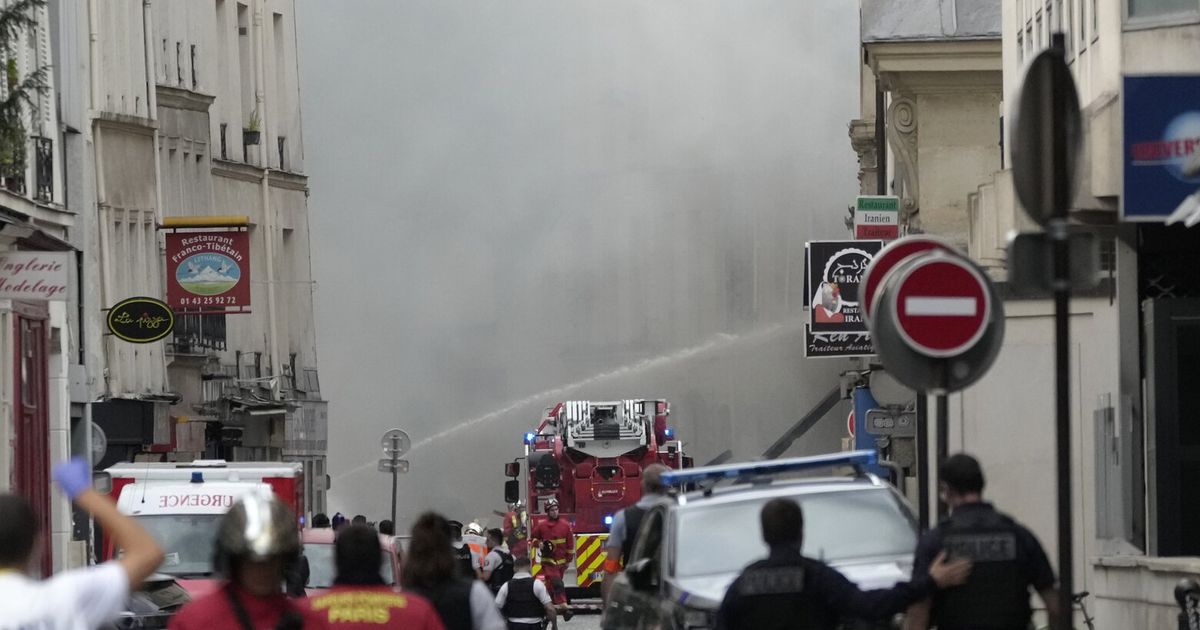 Paris police look at gas leak as possible cause of explosion and fire ...