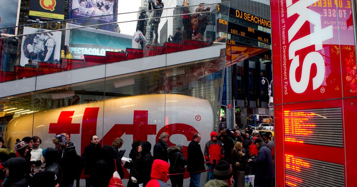 Iconic TKTS booth in Times Square celebrates 50 years of Broadway ...