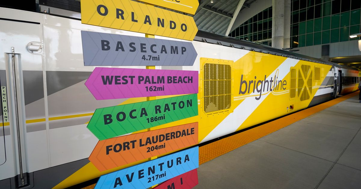 Florida mayors celebrate completion of higher-speed rail line ...