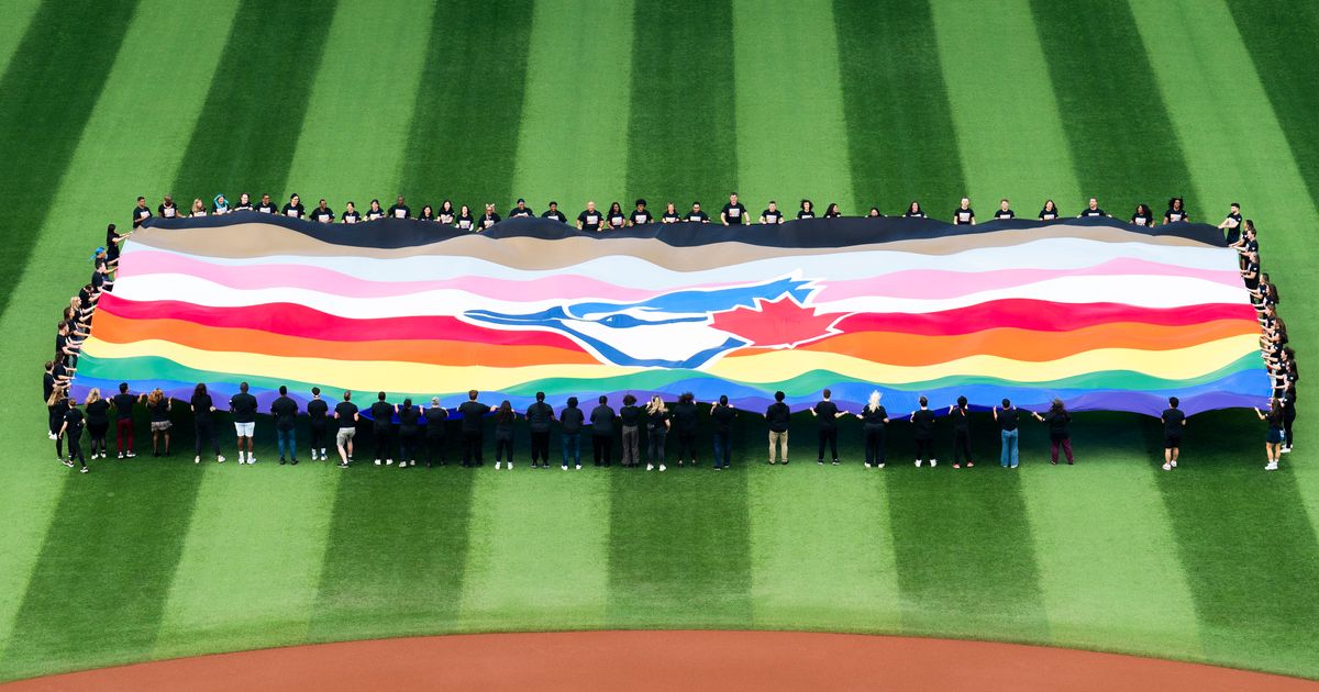 AP PHOTOS: MLB teams celebrate LGBTQ+ community with ballpark Pride ...
