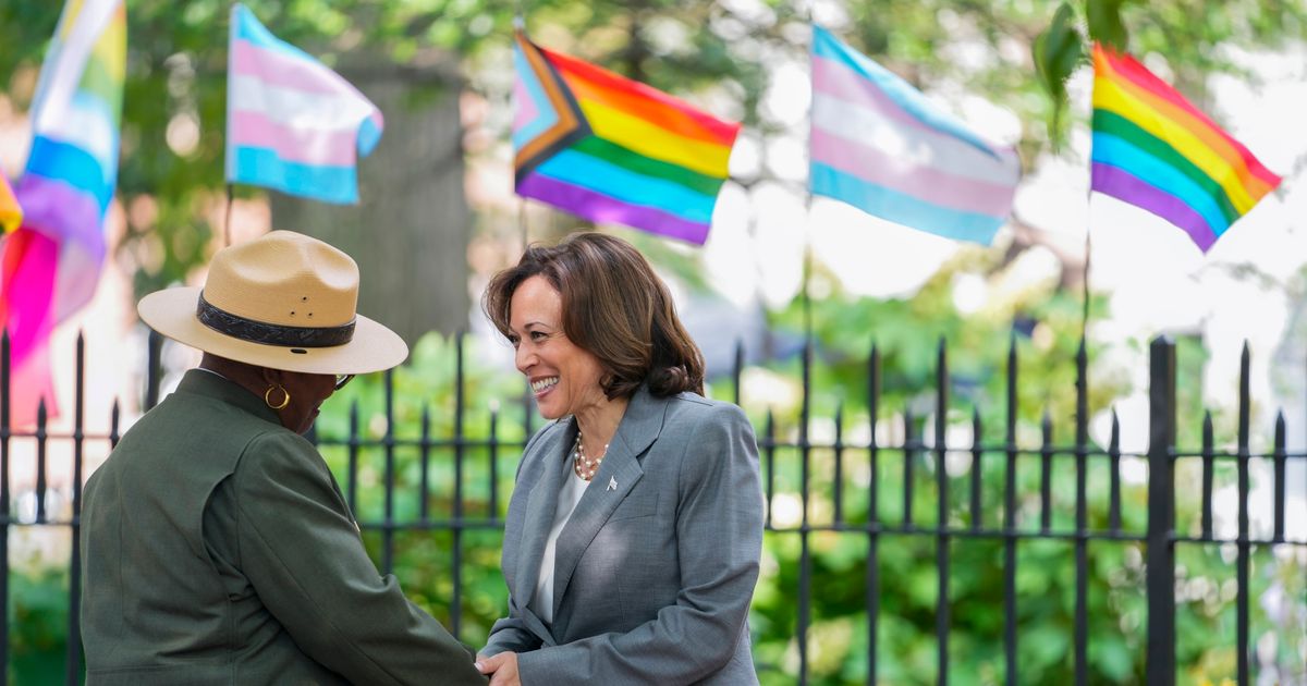VP Harris visits historic LGBTQ+ landmark, decries flurry of anti-trans ...