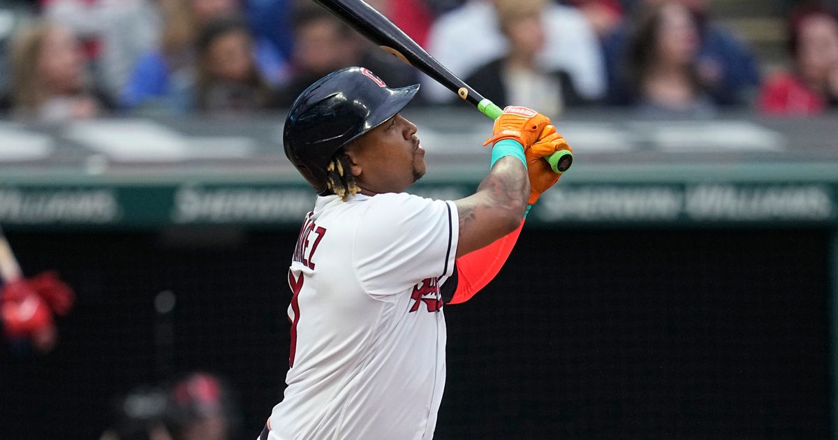 Guardians’ José Ramírez homers in first 3 at-bats against Red Sox | The ...
