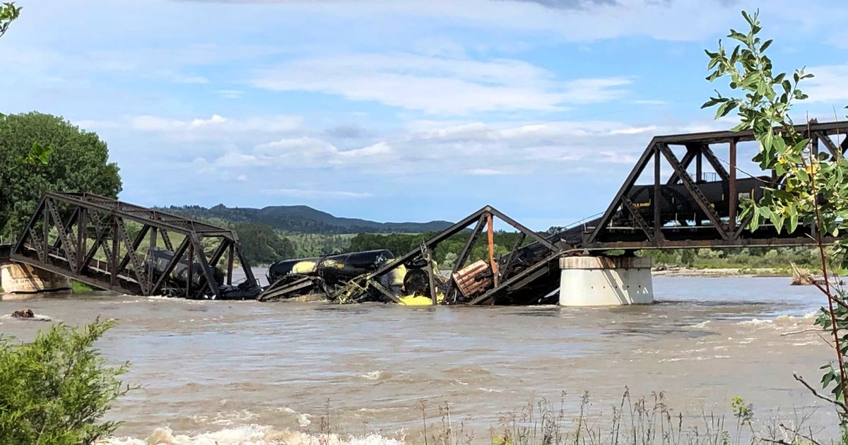No sign of threat from the hazardous train that plunged into ...