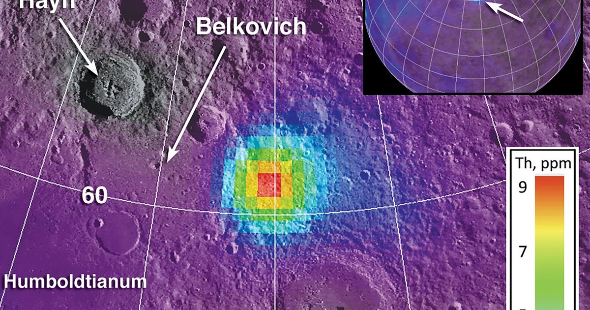 Scientists have found a hot spot on the moon’s far side | The Seattle Times