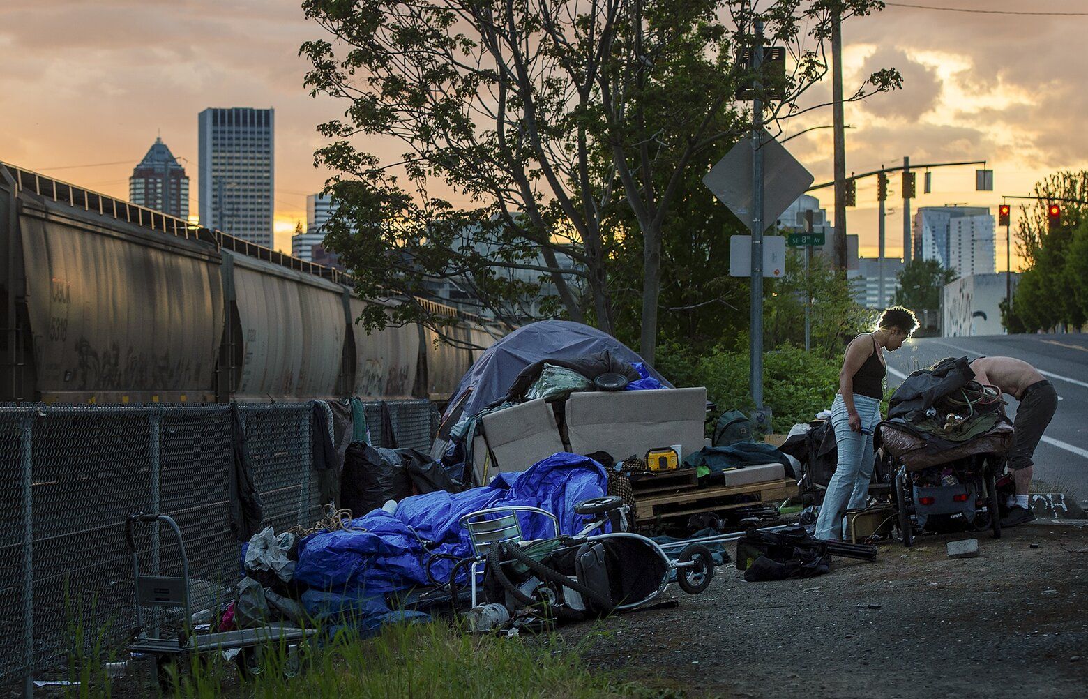 Scenes from a city that only hands out tickets for using fentanyl | The ...