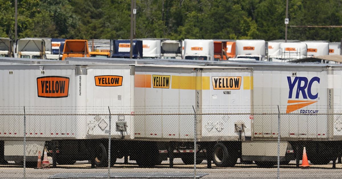 Teamsters say trucking giant Yellow Corp. is ceasing operations, filing ...