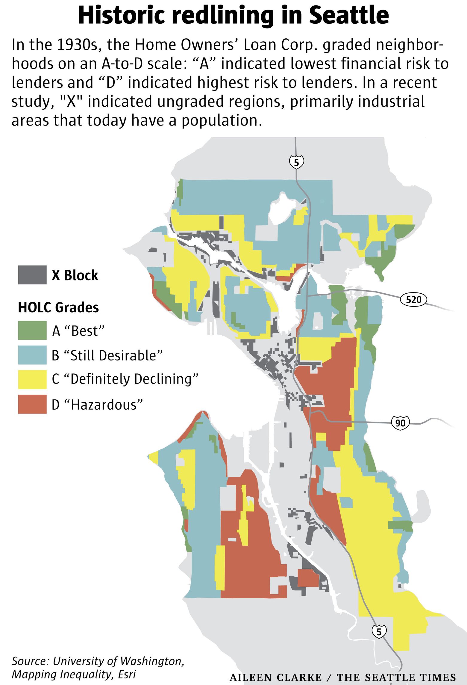 UW study shows Seattle’s historically redlined communities have worse ...