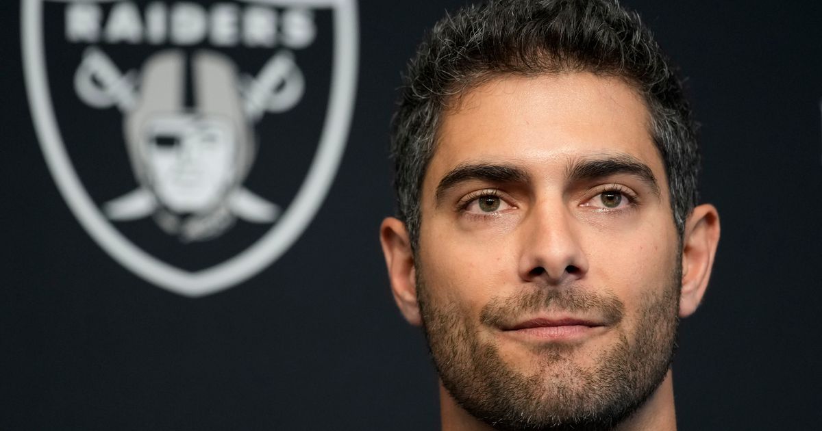 Jimmy Garoppolo cleared to open training camp with the Raiders, AP ...