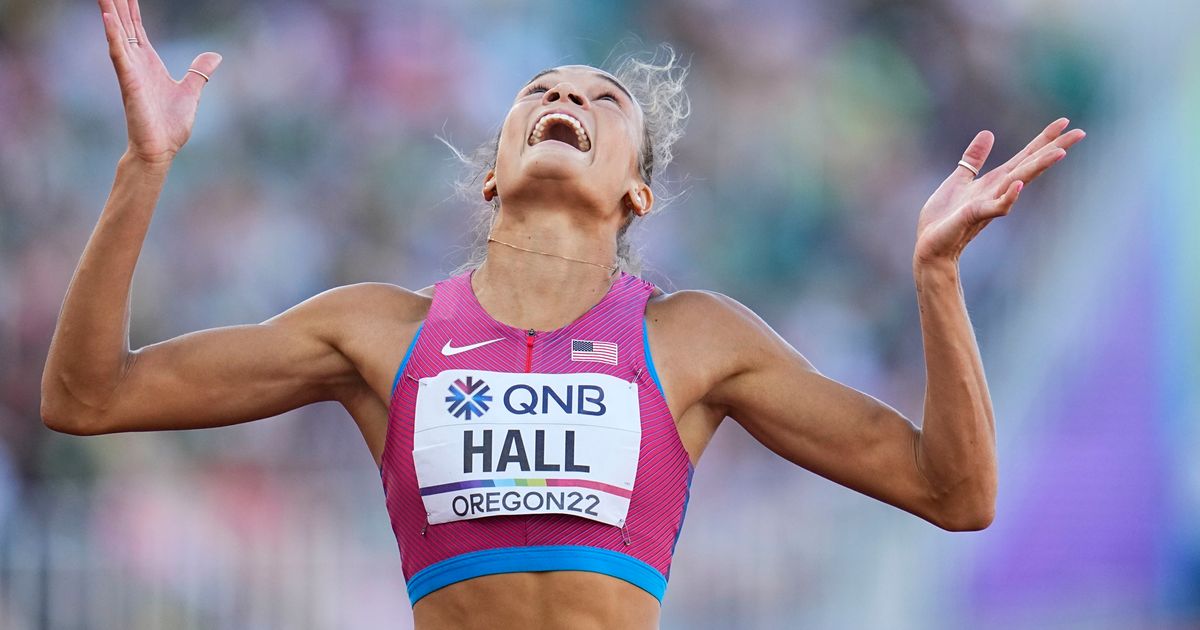 Spirited, candy-eating heptathlete Anna Hall has world title on mind ...