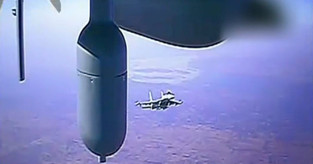 Russian fighter jet strikes another American drone over Syria in the ...