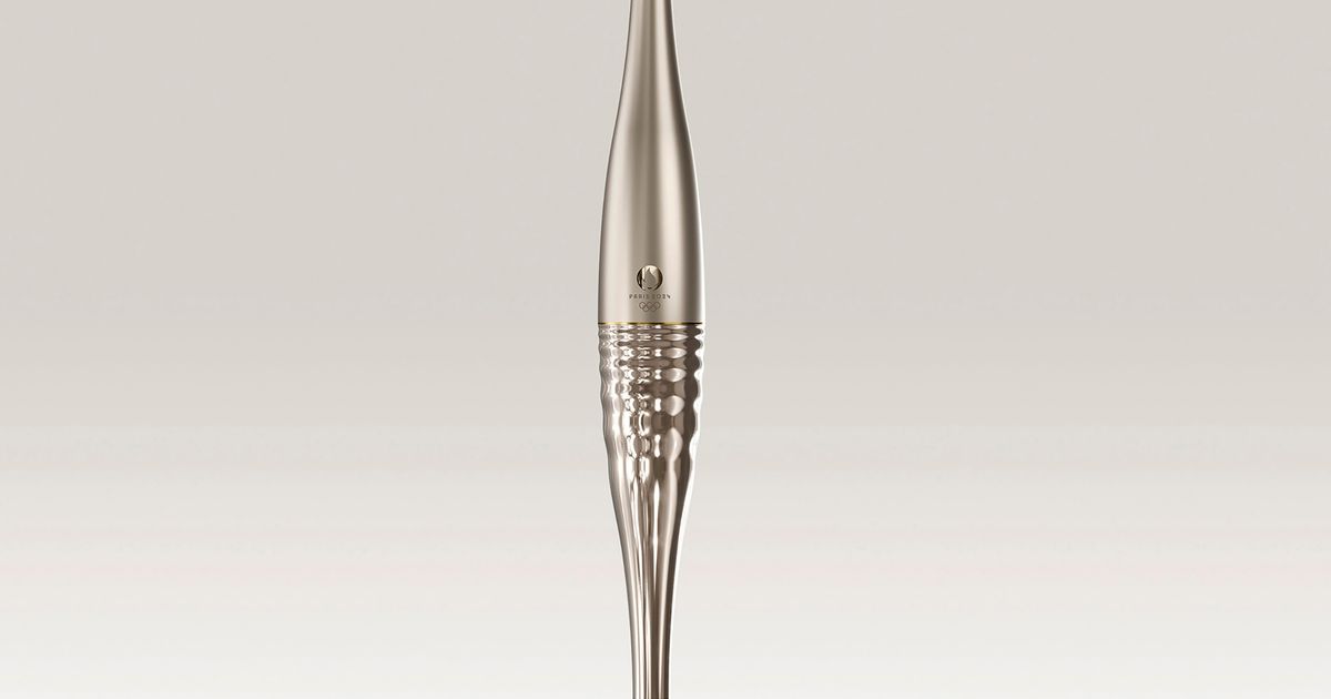 Sleek and shiny torch for Paris Olympics unveiled with carbon footprint ...