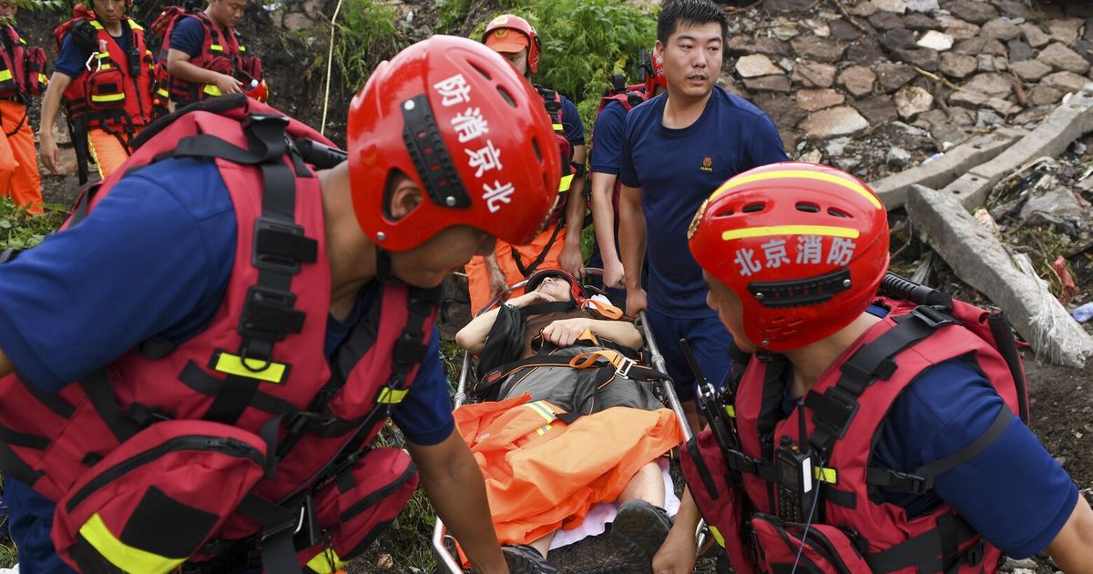 Beijing records heaviest rainfall in at least 140 years, causing severe ...