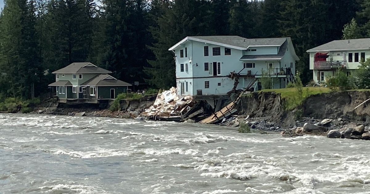 After a glacial dam outburst destroyed homes in Alaska, a look at the ...