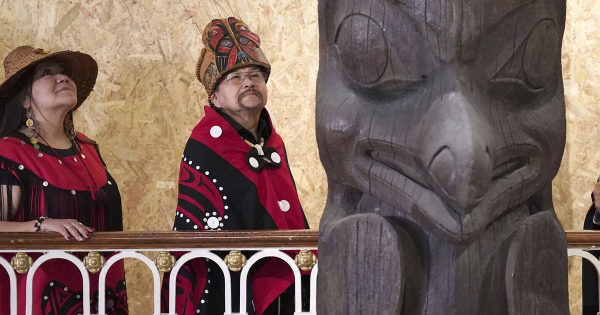 Ceremony marks start of journey home for Indigenous totem pole taken to ...