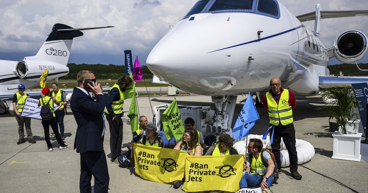 Climate activists target jets, yachts and golf in a string of global ...