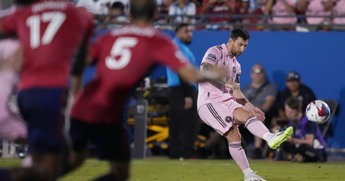 Messi sparkles again on free kick with tying goal, Inter Miami beats FC ...