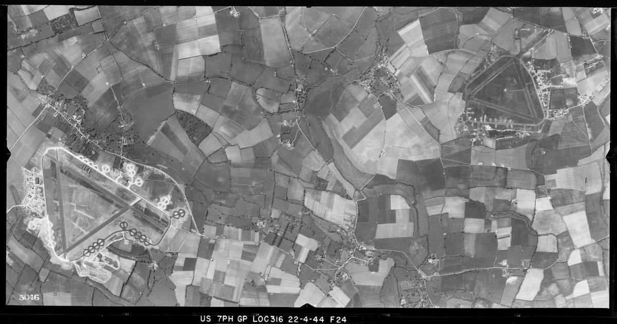 US military’s aerial reconnaissance pictures of England during WWII go ...