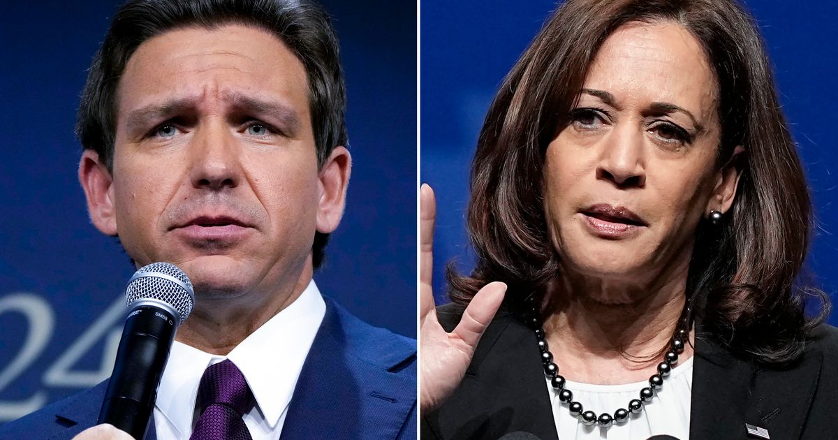It’s Kamala Harris vs. Ron DeSantis in the fight over Florida’s new ...