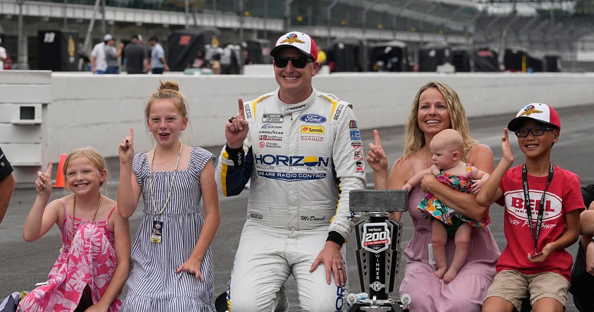 McDowell dominates Brickyard 200 for 2nd NASCAR crown jewel victory ...
