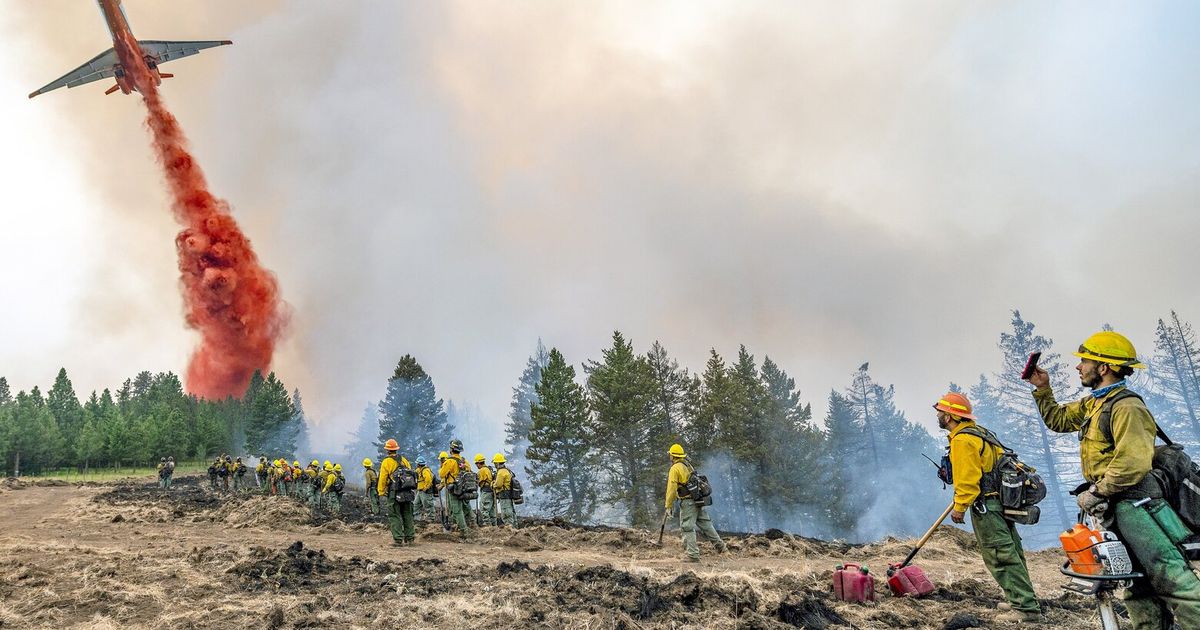 How WA firefighters mobilized for large wildfires throughout the state ...