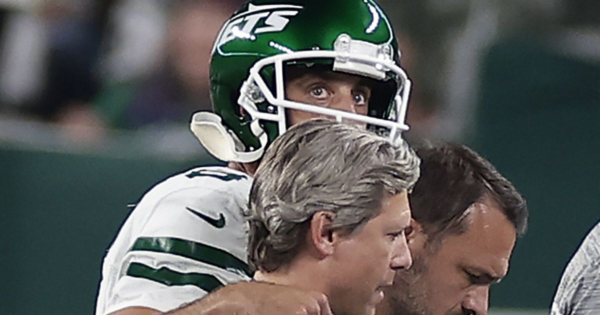 Jets QB Aaron Rodgers has a torn left Achilles tendon and will miss the ...